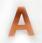 Copper Letters & Numbers | Home Office | Order Online Sign Letters ...