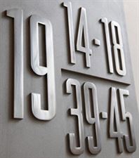 Stainless Steel Letters - Numbers | Order online | Free Shipping* Sign ...